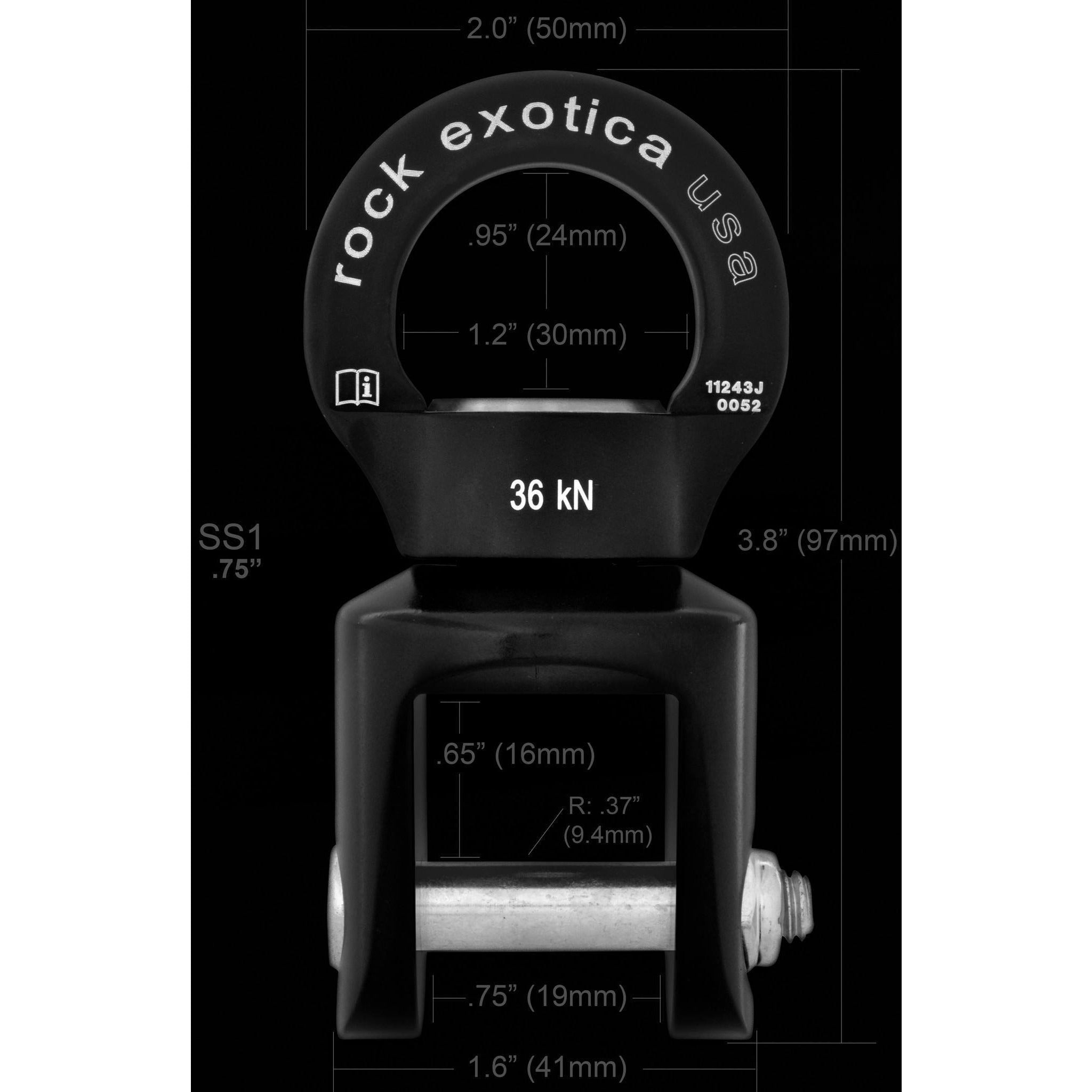 Rock Exotica Shackle Swivel | Aerial Adventure Tech